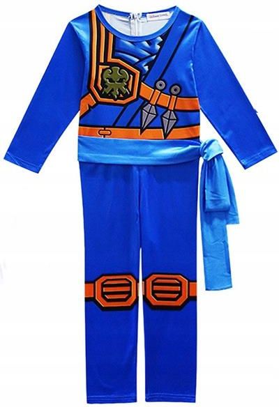 Ninja Strój Przebranie Maska Ninjago Jay 116/122 - Ceny i opinie - Ceneo.pl