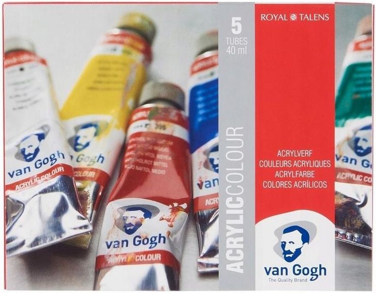 Farby akrylowe Van Gogh 5 szt. x 40 ml - Ceny i opinie - Ceneo.pl