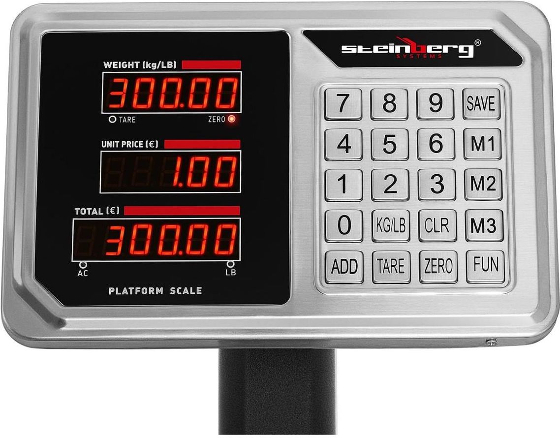 Produkt z Outletu: Steinberg Systems Waga Platformowa 300 Kg / 50G Led ...