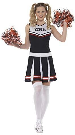 Smiffys Smiffy 'S 47122 X S Kostium Cheerleaderki Czarny Xs Uk 4 6 ...