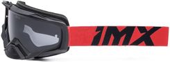 Gogle motocyklowe Imx Gogle Dust Black Matt Red Szyba Dark Smoke ...