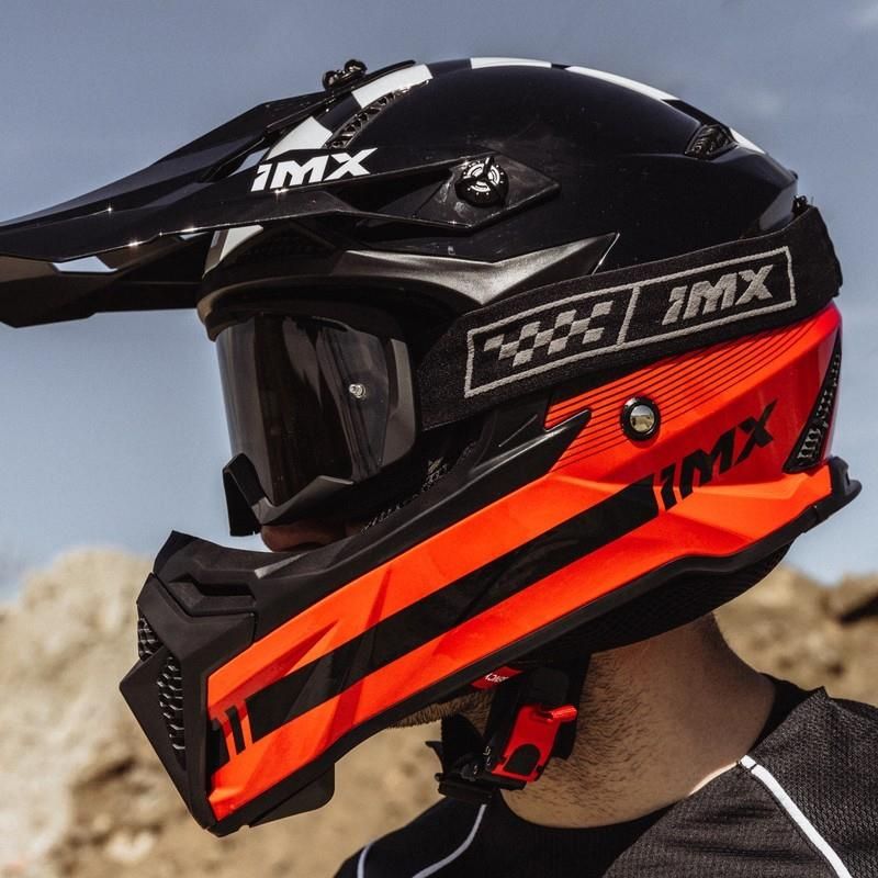 Gogle motocyklowe Imx Gogle Endurance Race Black Matt Grey Szyba Dark ...