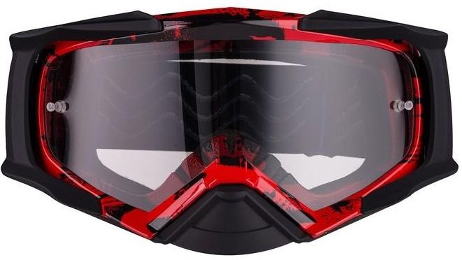 Gogle motocyklowe Imx Gogle Dust Graphic Red Black Matt Szyba Dark ...