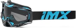 Gogle motocyklowe Imx Gogle Dust Graphic Blue Gloss Black Szyba Dark ...