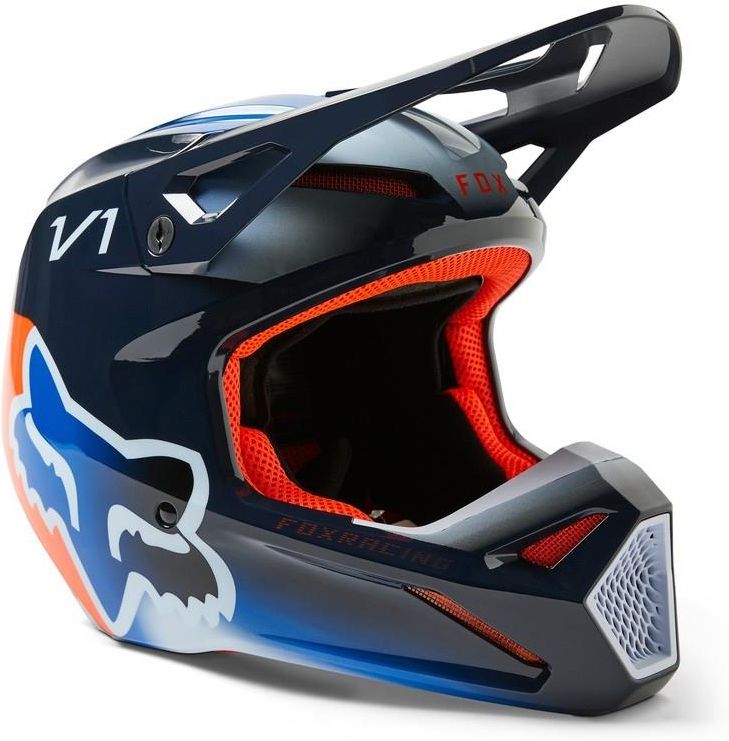 Kask motocyklowy Fox Kask V1 Toxsyk Midnight - Opinie i ceny na Ceneo.pl