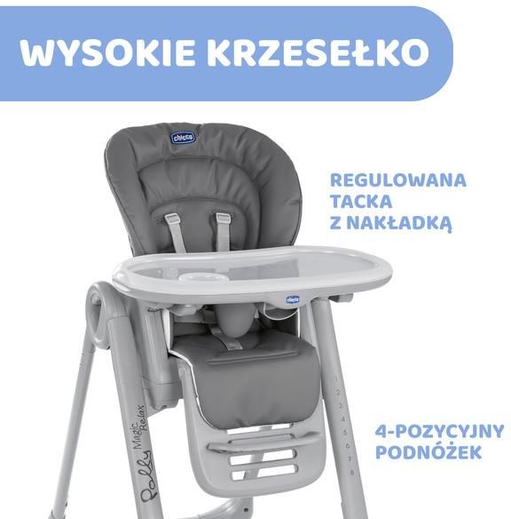 Chicco Polly Magic Relax Krzesełko Do Karmienia Mauve - Ceny i opinie ...