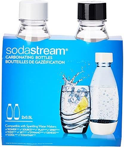 Sodastream Butelka do Saturatorów Biały/Czarny 2X05L 1748200440 ...