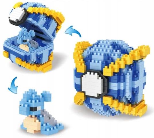 Zopa Figurka Klocki Pokemon Pokeball Lapras Box 400El. - ceny i opinie ...