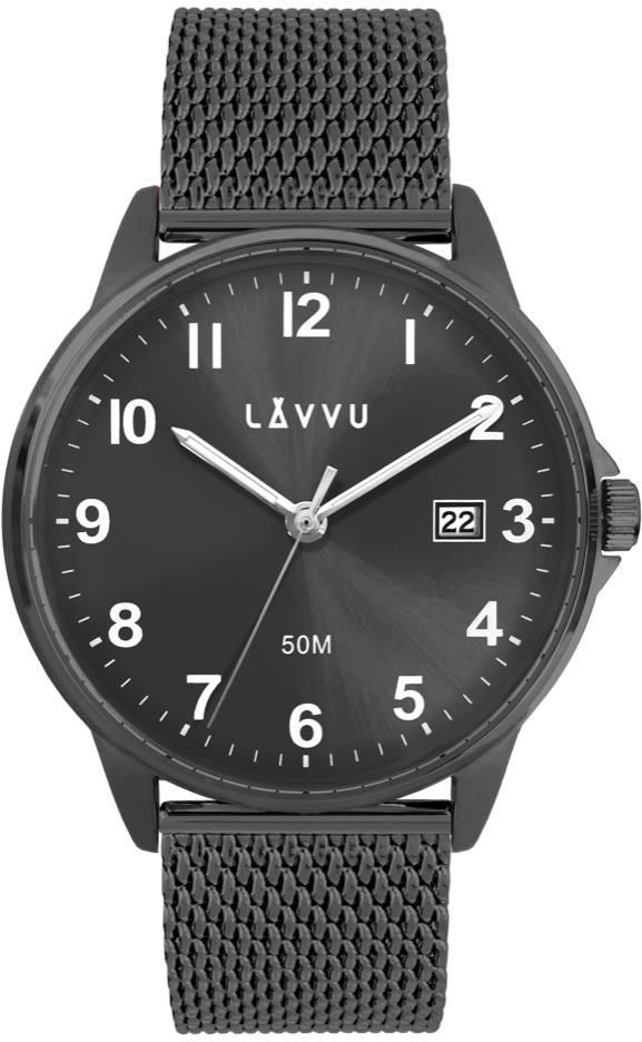 Lavvu GÖTEBORG MESH Czarny - Zegarki - Ceny i opinie - Ceneo.pl