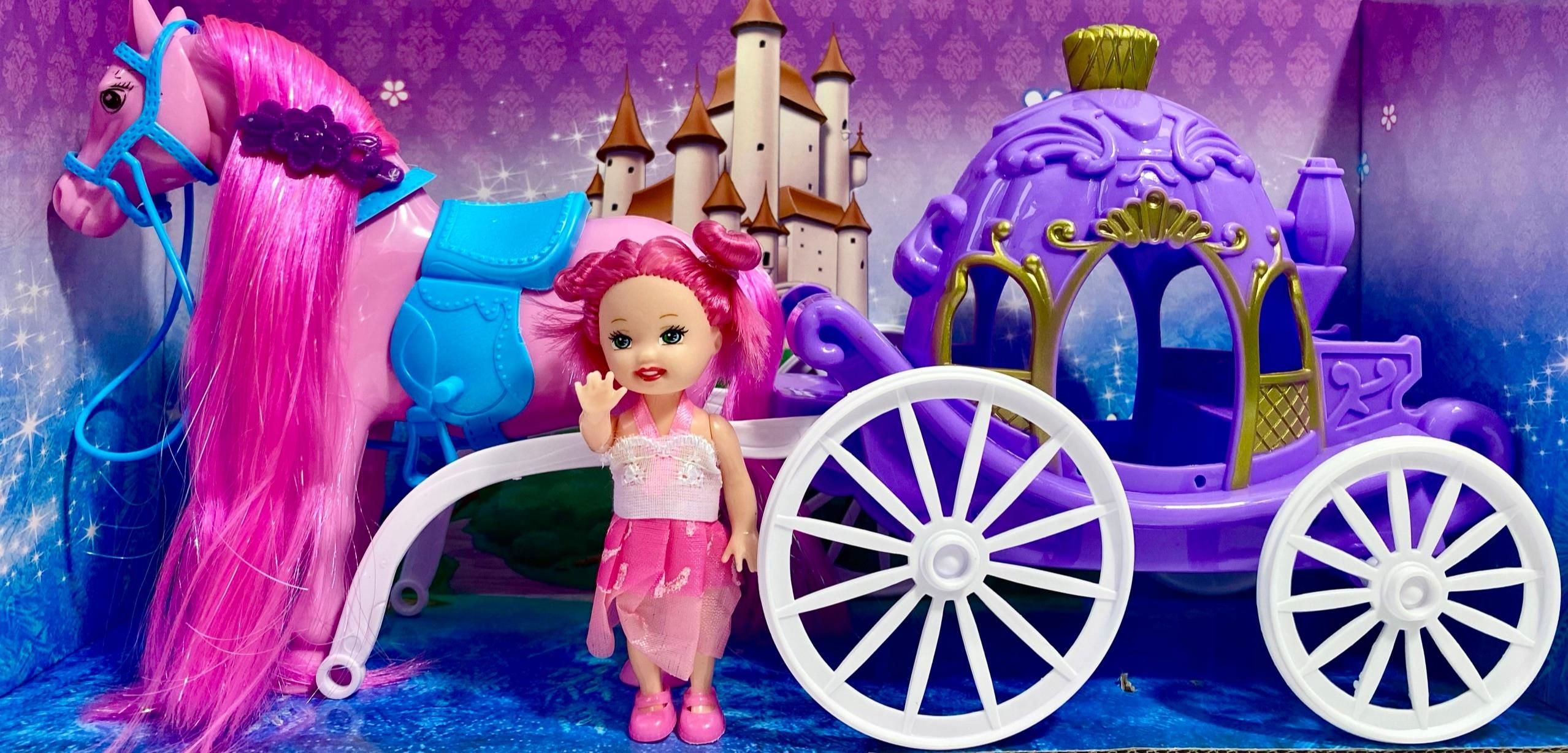Joy4Kids 7243 Zestaw Lalka Kareta Karoca I Koń Konik - Ceny i opinie ...
