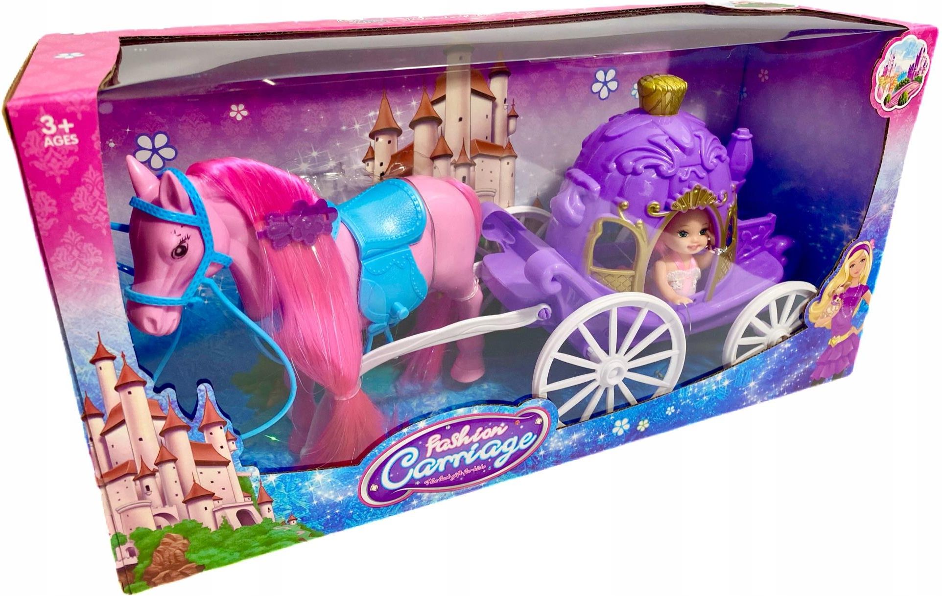 Joy4Kids 7243 Zestaw Lalka Kareta Karoca I Koń Konik - Ceny i opinie ...