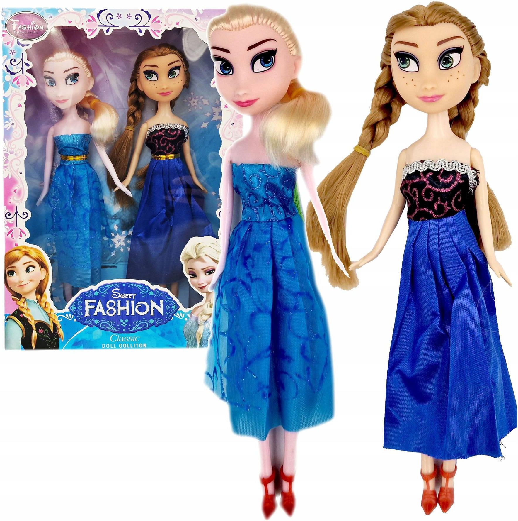 Lalka Toys Kraina Lodu Lalka Anna Elsa Frozen Zestaw 2 Lalki - Ceny i ...