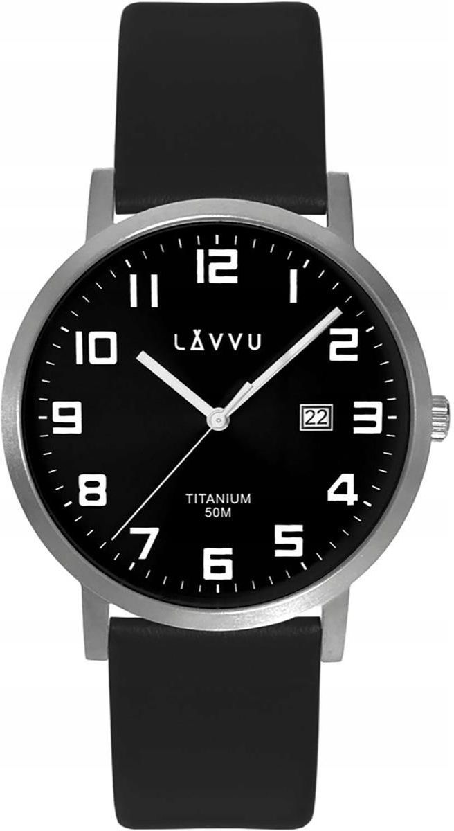 Lavvu TITANIUM LYNGDAL Black - Zegarki Męskie - Ceny i opinie - Ceneo.pl