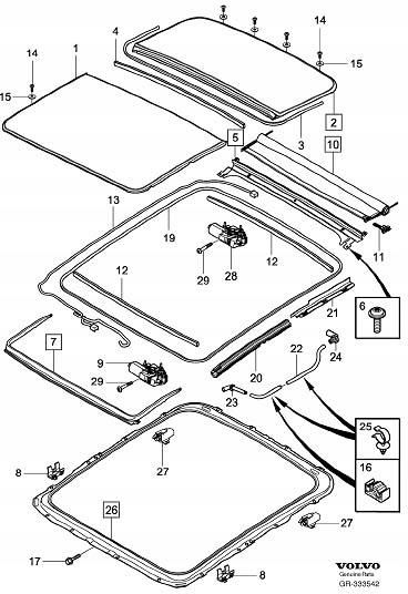 Volvo Prowadnica Rolety Zaslony Szyberdach Oe 31278337 - Opinie i ceny ...