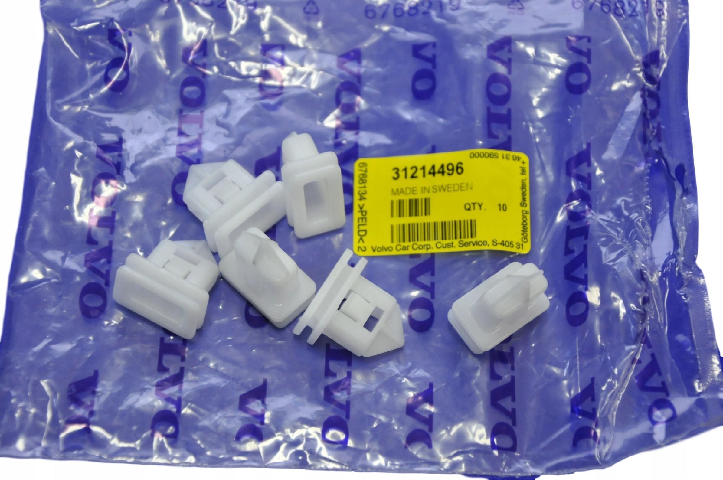 Listwa boczna Volvo Spinka Listwy Progowej Zew 31214496 8678010 ...