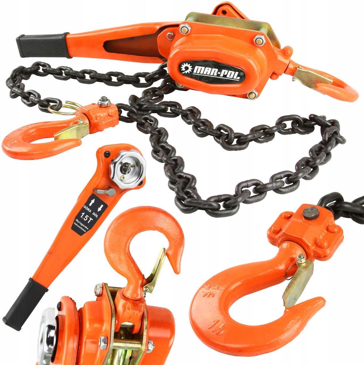 Mar-Pol Wciągarka Łańcuchowa Rukcug 15T Grzechotka M80749 - Opinie i ...