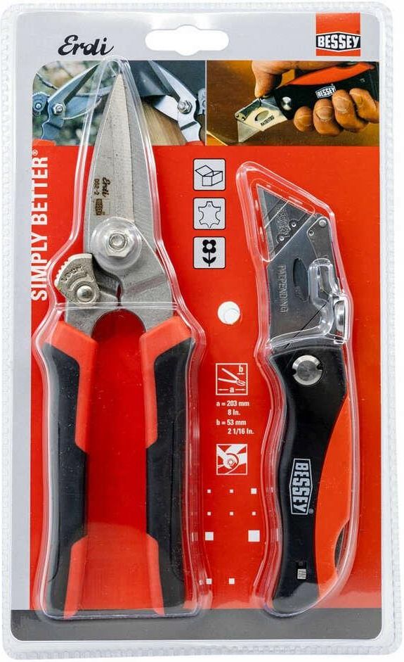 Erdi Nożyce D52-2 Nóż Dbkph-Eu Bessey D52-2-Set D522Set - Opinie i ceny na Ceneo.pl