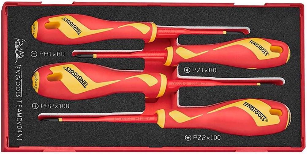 Śrubokręt Teng Tools Tengtools Wkrętaki Vde 1000V Ph Pz 4szt.285550109 - Opinie i ceny na Ceneo.pl