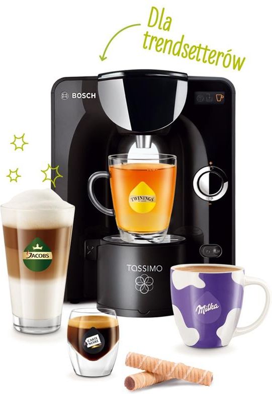 BOSCH Tassimo Charmy TAS 5542 T55 (czarny) - Opinie i ceny na Ceneo.pl