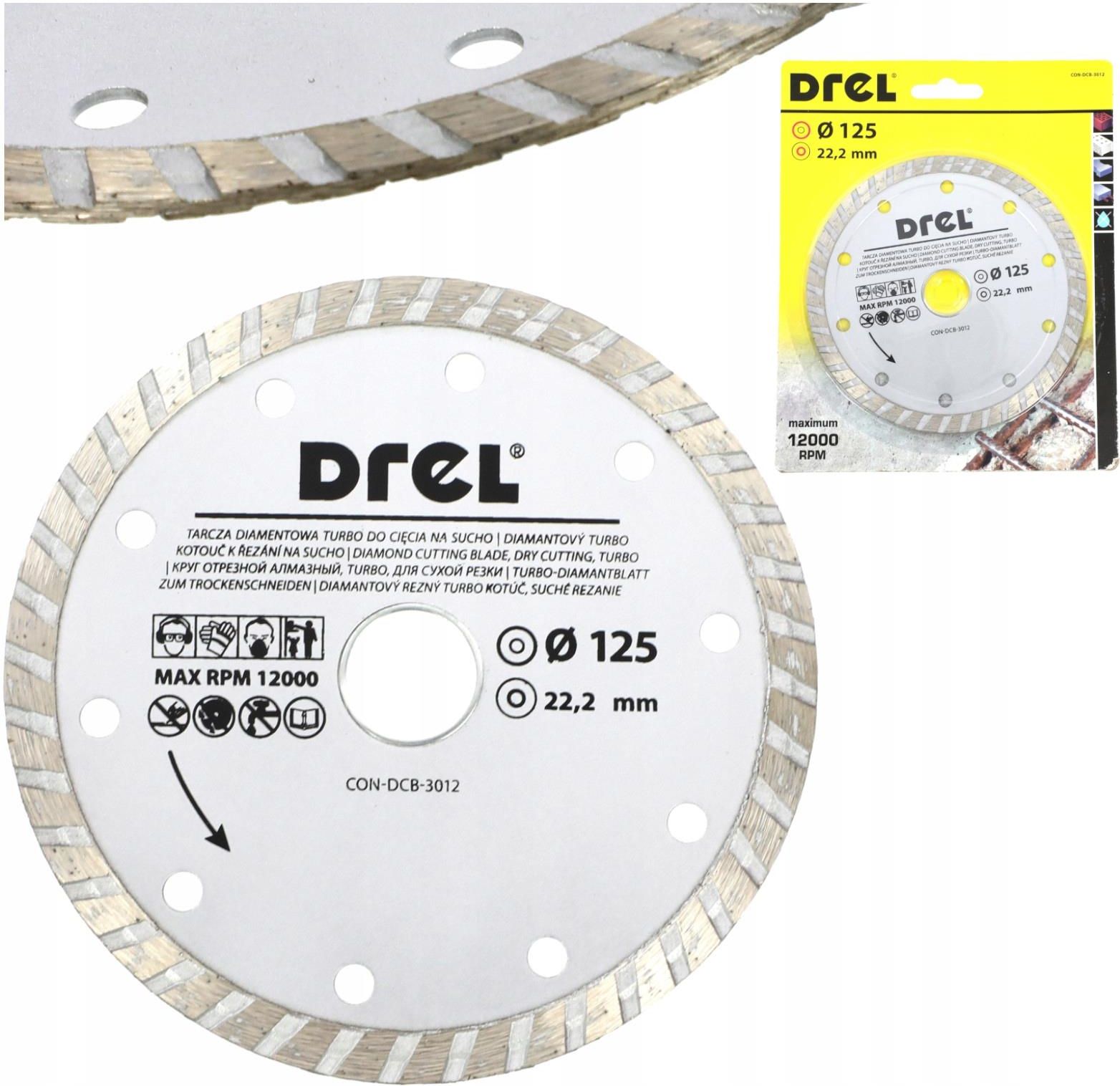 Tarcza diamentowa Drel Tarcza Diamentowa Do Kamienia Betonu Płytek ...