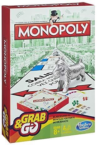 Hasbro Monopoly Grab & Go Wersja hiszpańska B1002675 - Ceny i opinie ...