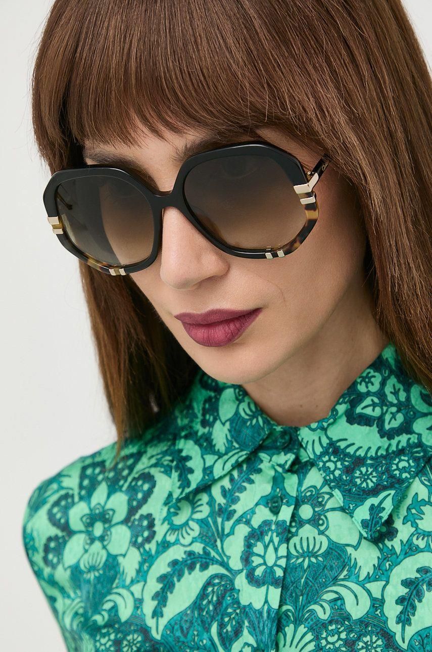 Chloé okulary przeciwsłoneczne damskie kolor zielony - Ceny i opinie ...