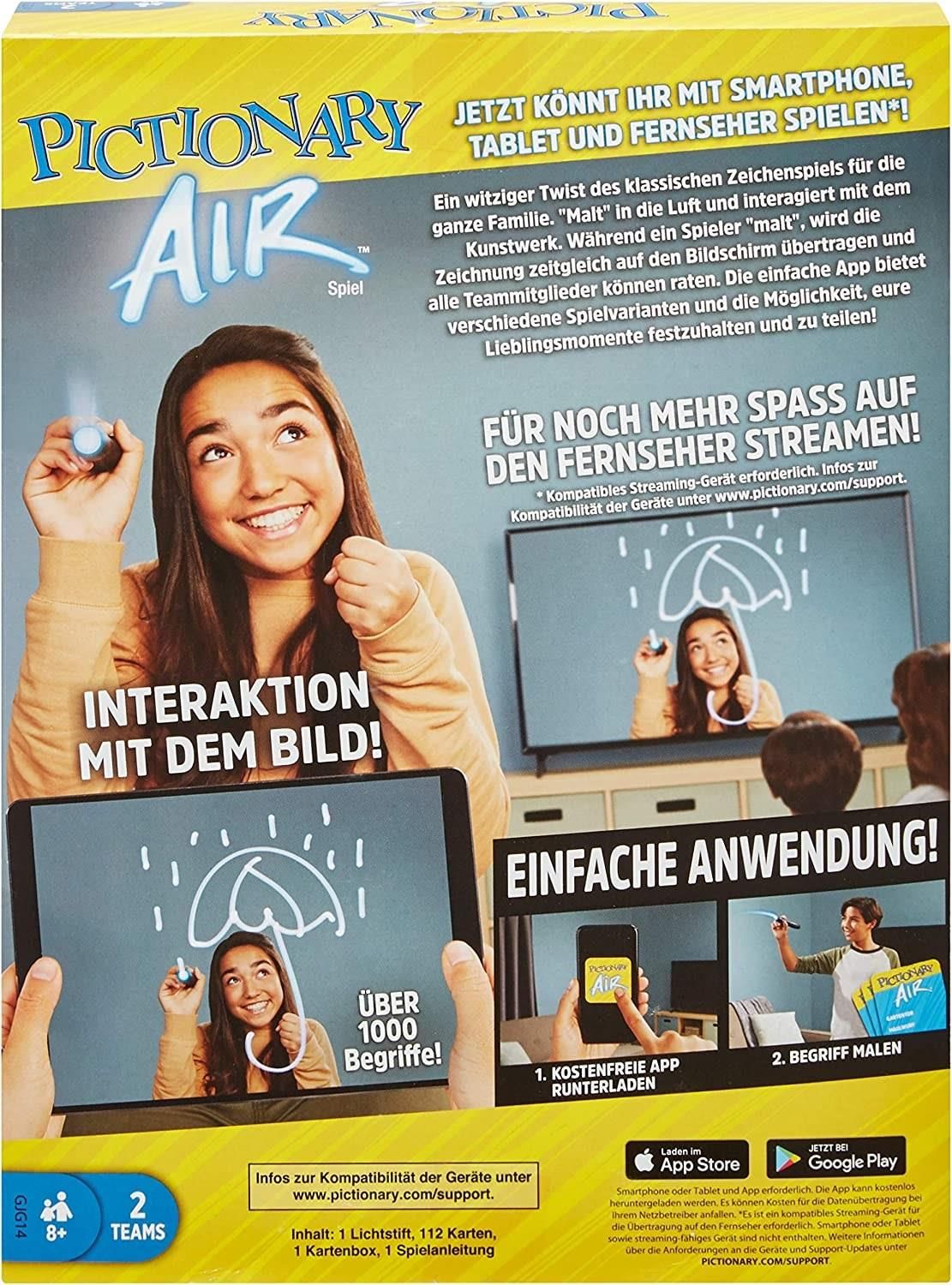 Mattel Pictionary Air (wersja angielska) GJG17 - Gra dla dziecka - Ceny ...