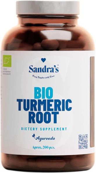 Sandra'S Bio Turmeric Root 80g / 200 Tabletek - Opinie i ceny na Ceneo.pl