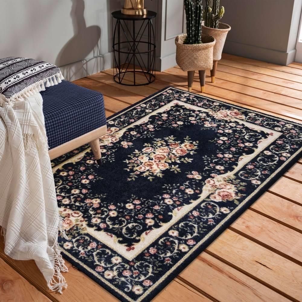 Dywany Turpol Dywan Klasyczny Do Salonu Flower Granatowy Casoblanco 06 ...
