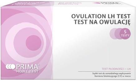 Prima Lab S.A. Prima Home Test Ovulation Lh Test Owulacyjny 5szt ...