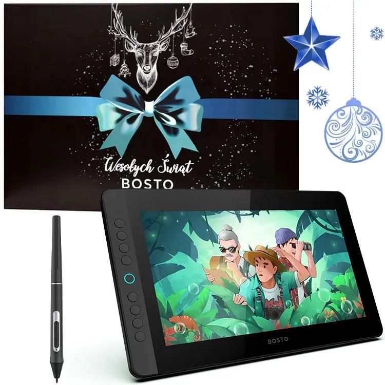 Tablet Bosto Tablet graficzny BT-12HDK 11.6'' LCD z piórem + świąteczne opakowanie - Opinie i ...