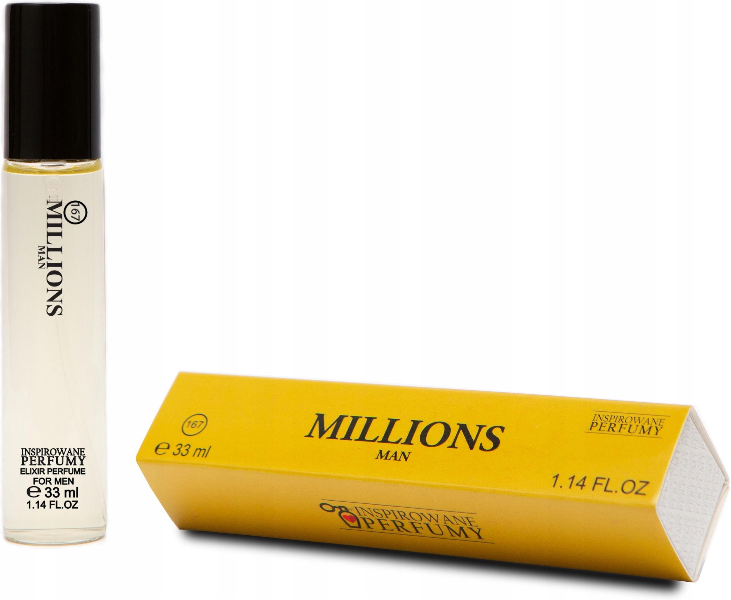 Inspirowane Perfumy Millions Man Perfumetki 33 ml - Opinie i ceny na Ceneo.pl