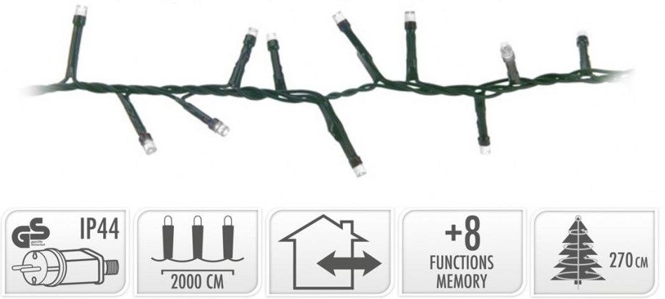 Lampki Choinkowe 1000 Led 20M Zimny 108031 - Opinie i atrakcyjne ceny ...