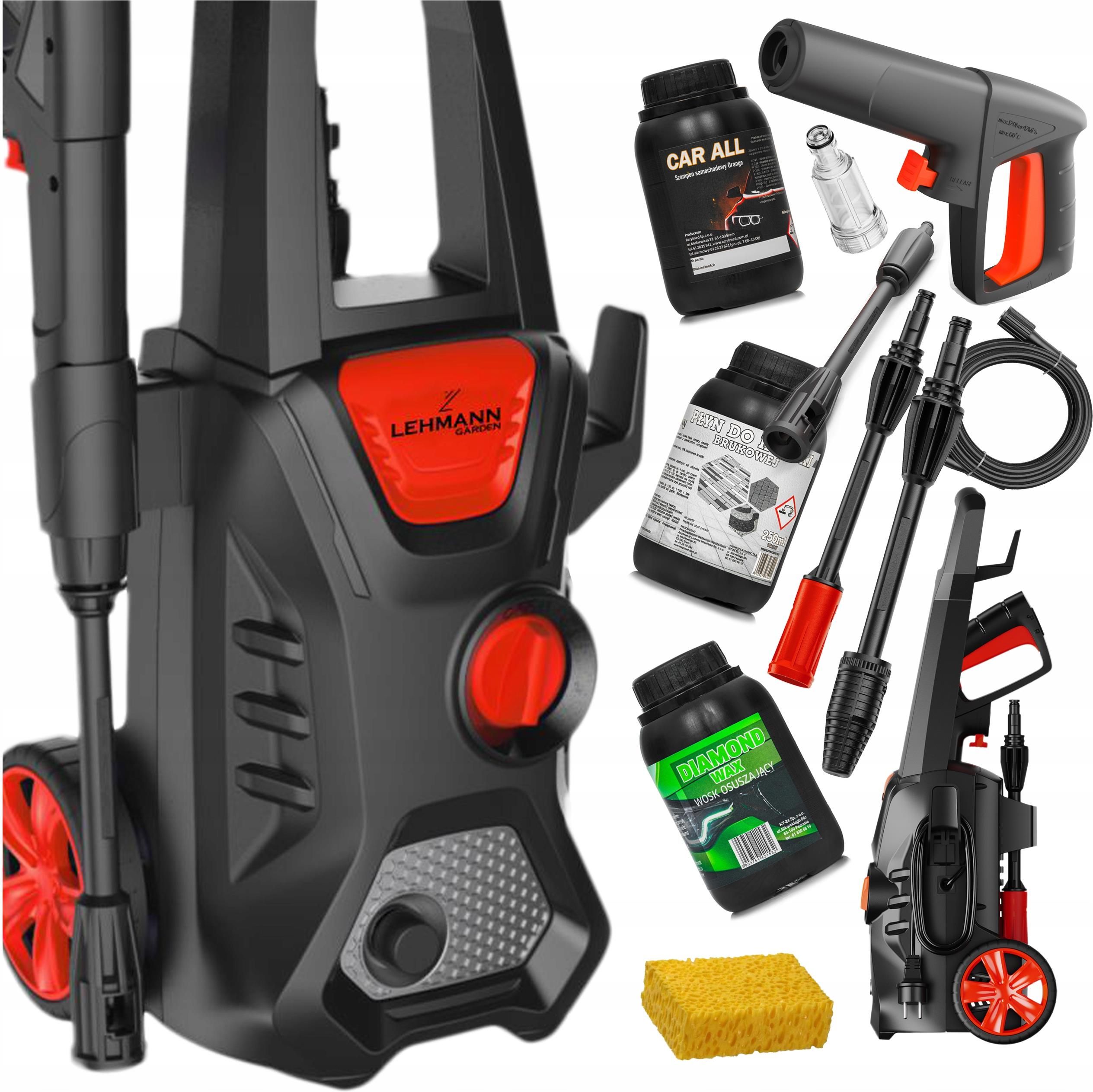 Myjka ciśnieniowa Lehmann Myjka Ciśnieniowa 1600W Power 200 LGAPW1613 - Ceny i opinie - Ceneo.pl