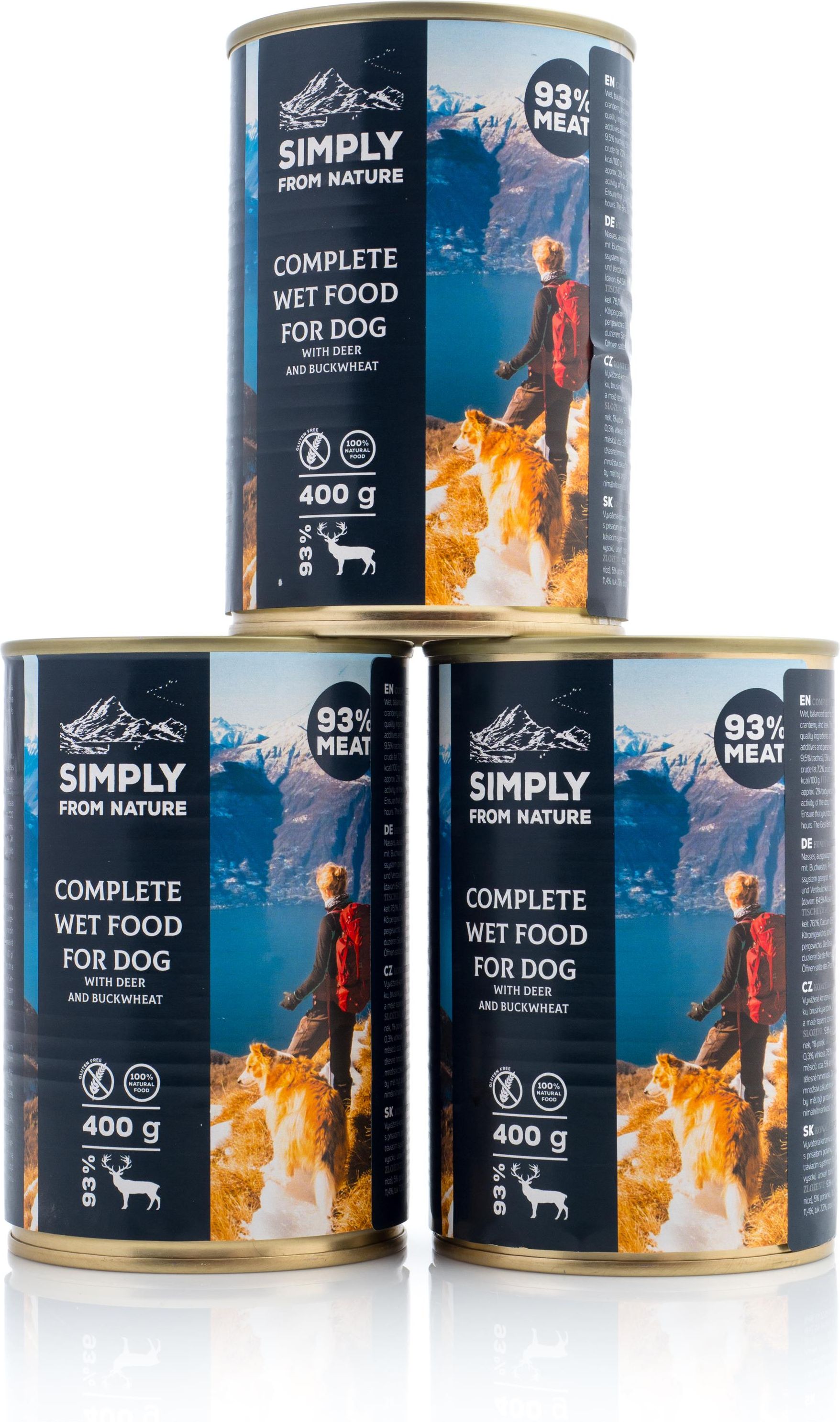 Karma Simply From Nature Mokra Karma Dla Psa Jeleń Z Kaszą Gryczaną ...