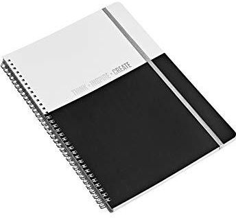 Tinc Monochromatyczny Notatnik A4 , Wirebound Classic Feel Executive ...