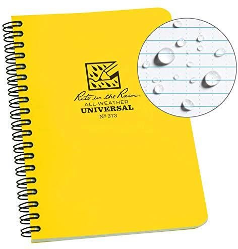 Rite In The Rain Wodoodporny Papierowy Notatnik Spiralny Z Żółtej Okładki Polidury 64 Strony 12 ...