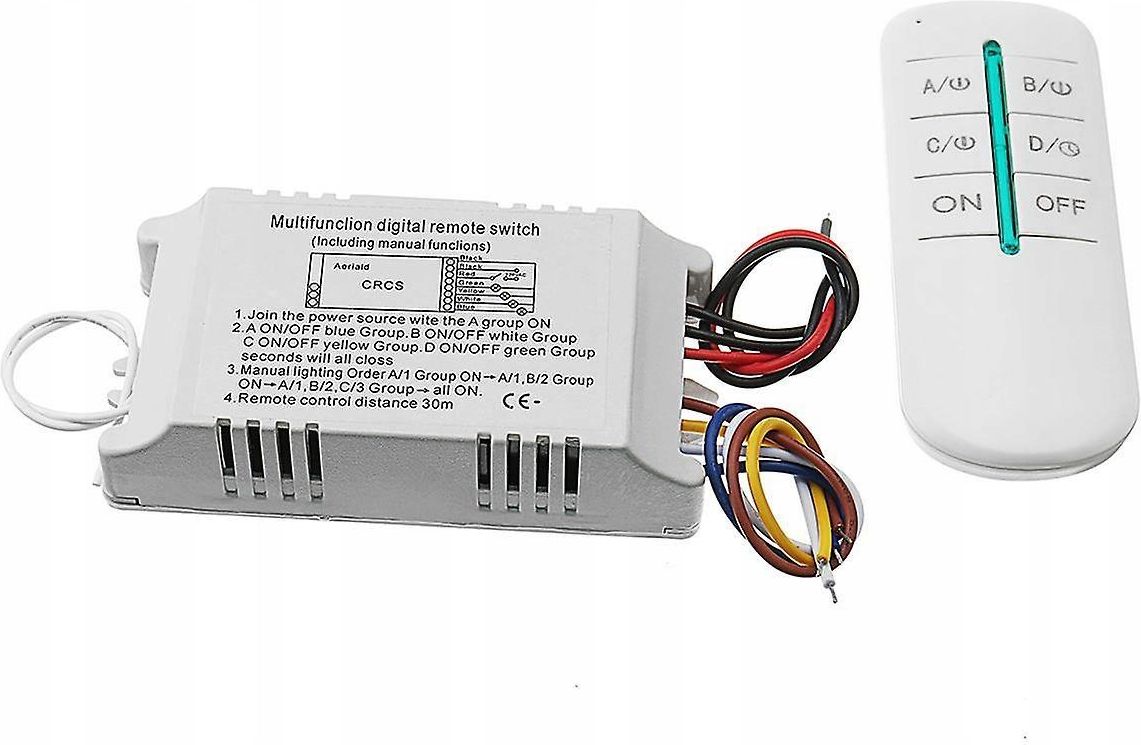 Dyuu 4 Way Digital Switch Pilot Zdalnego Sterowania (G06249675078481 ...