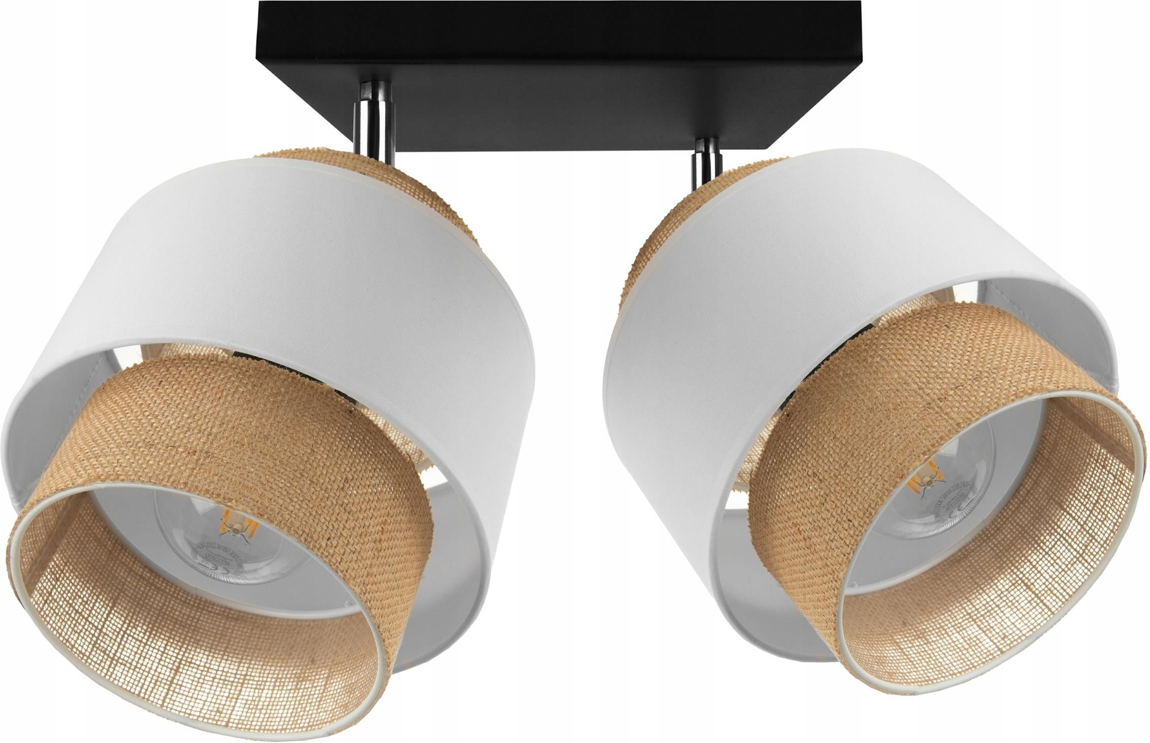 Inect Lampa Plafon Ruchomy Żyrandol Sufitowa Abażur Boho (100566 ...