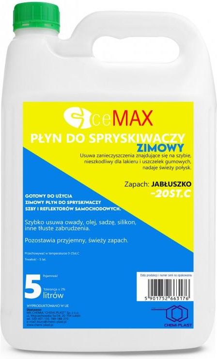 Cemax Płyn Do Spryskiwaczy Zimowy -20St. Lejek 5L - Opinie i ceny na ...