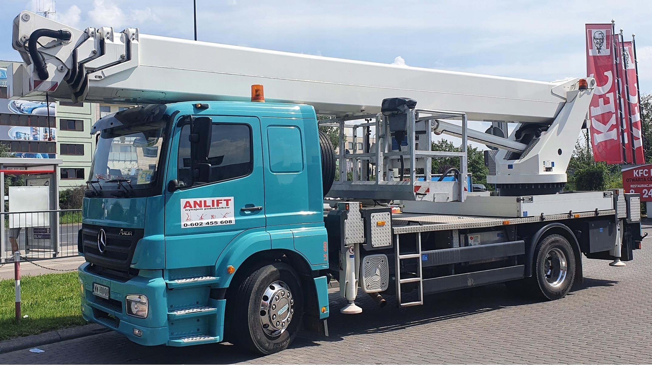 45m Podnośnik koszowy ZWYŻKA Wumag WT 450 Ruthmann - Opinie i ceny na ...