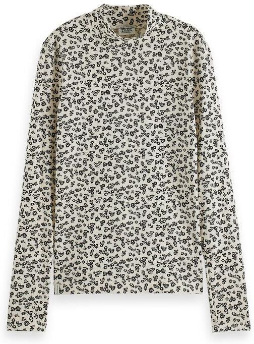 Scotch & Soda Bluzka 167890 Écru Slim Fit - Ceny i opinie - Ceneo.pl