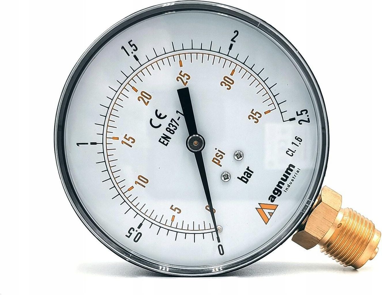 Magnum Manometr M100R 0 2,5 Bar 1/2 Klasa 1,6 Radialny 8162 - Manometry - Opinie i ceny na Ceneo.pl