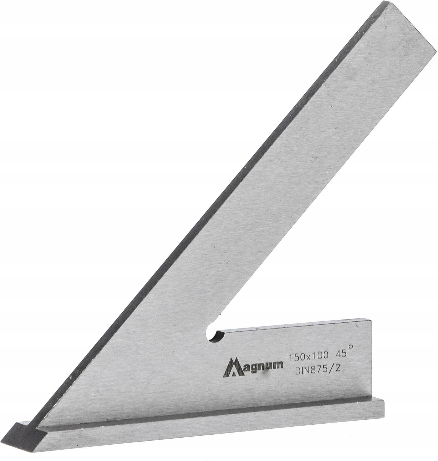 Magnum Kątownik Ostry 45-St Ze Stopką 150x100mm - Opinie i ceny na Ceneo.pl
