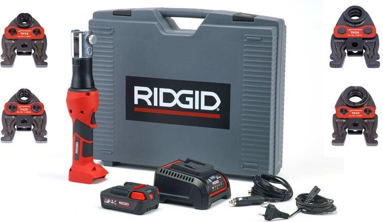 Ridgid Zaciskarka Rp 219 + Zestaw 4 Szczęk Th Rothenberger (69073TH4R ...
