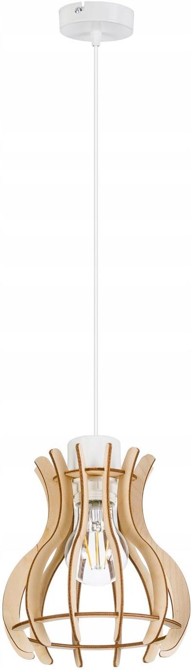 Lampa sufitowa wisząca zwis Loft Drewno 1x E27 - Opinie i atrakcyjne ceny na Ceneo.pl