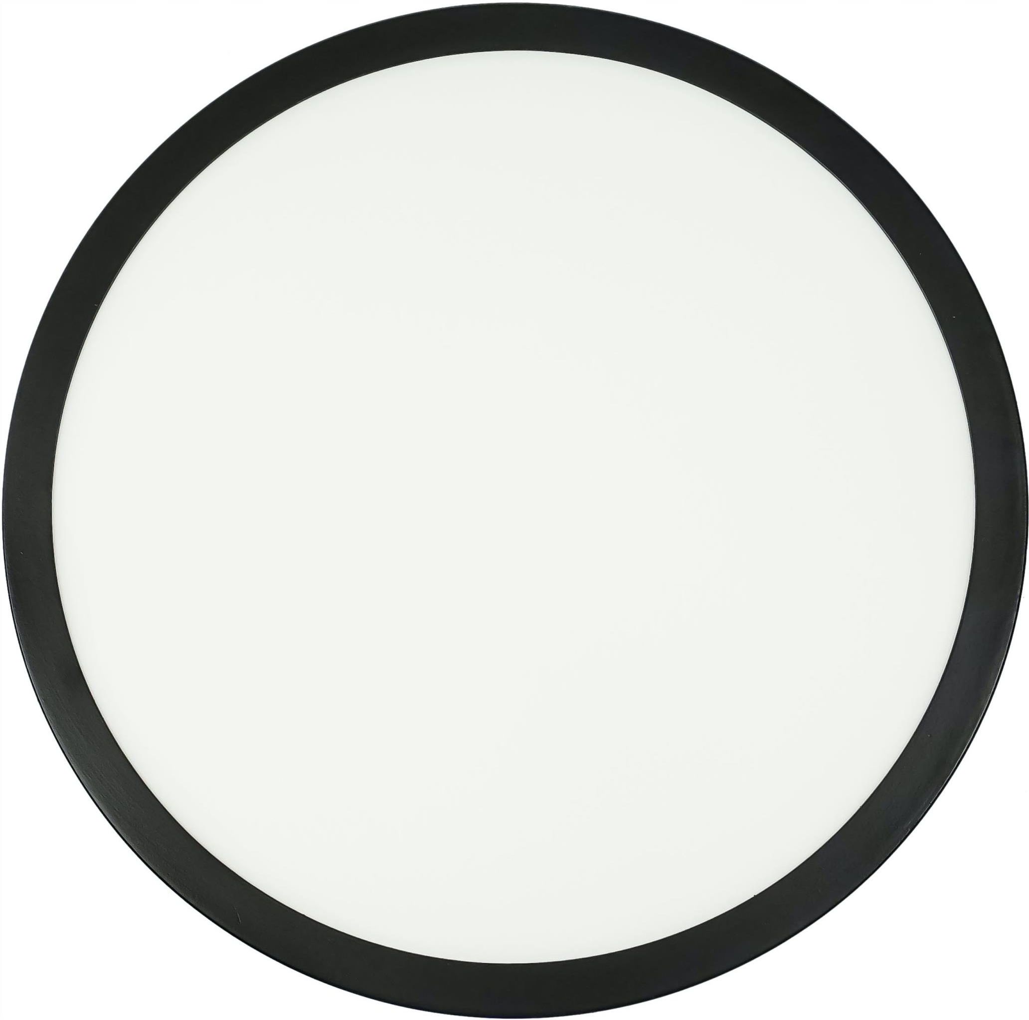 Berge Lampa Led Panel Natynkowy 24W Okrąg Czarny 4500K ...