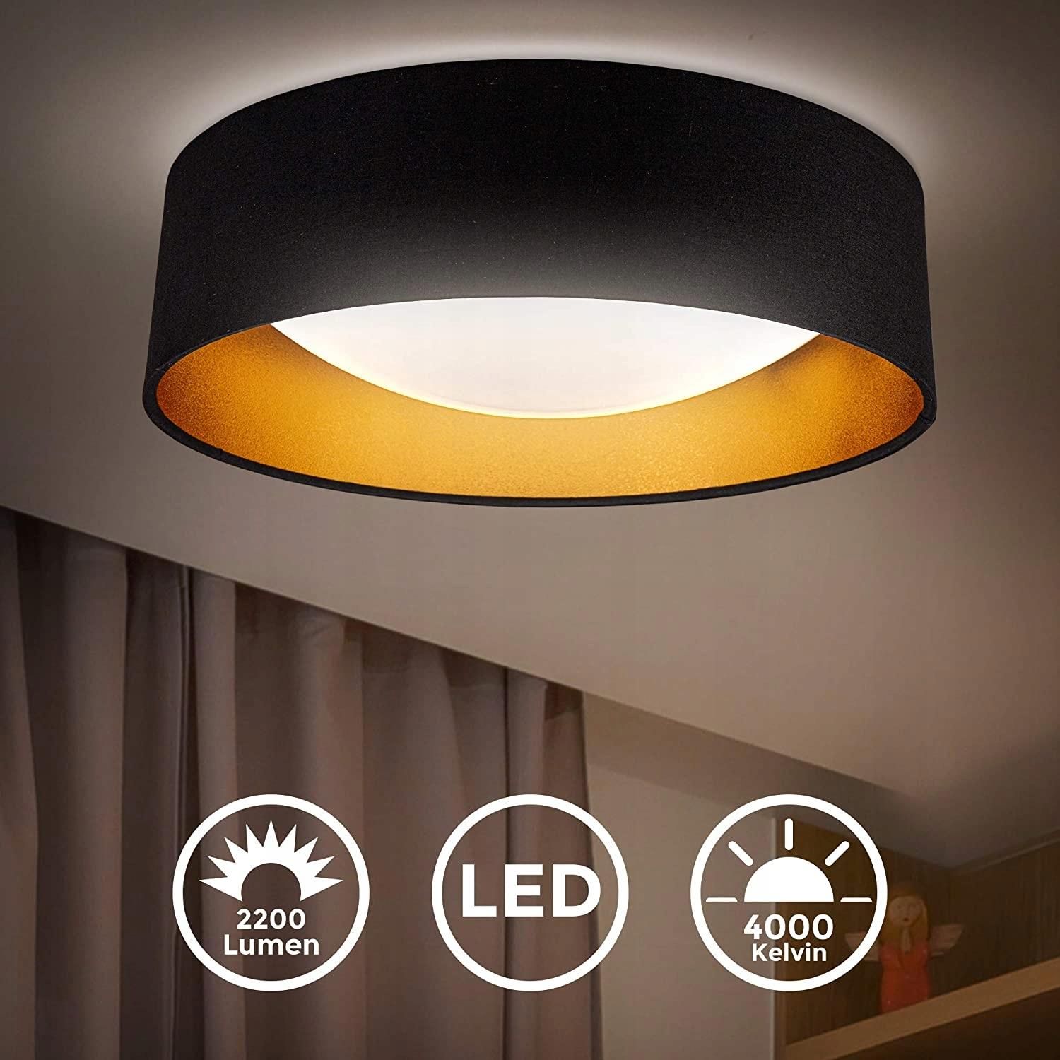 Ns-Lighting Plafon Led 18W Czarny Neutralny Sypialnia (1451) - Opinie i ...