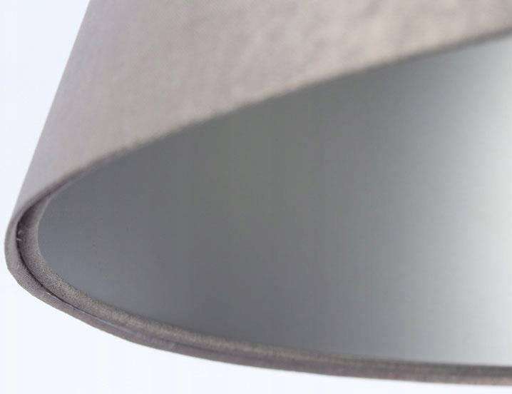 Lumes Lampa Wisząca Nad Stół Stożek Dzwon Srebrna Duża (63987) - Opinie ...