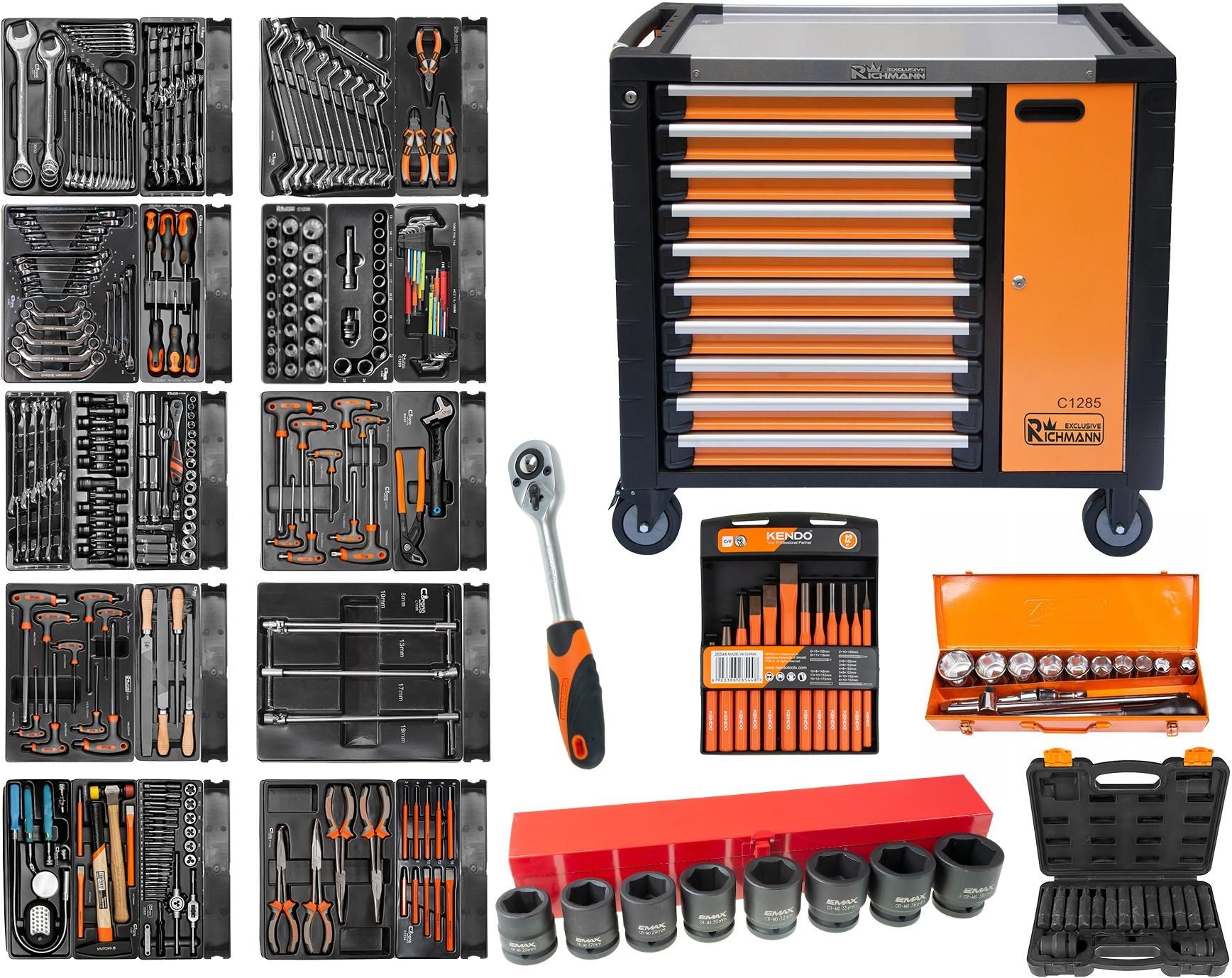 Wózek narzędziowy Corona/Richmann Szafka Narzędziowa Wózek Zestaw Do ...